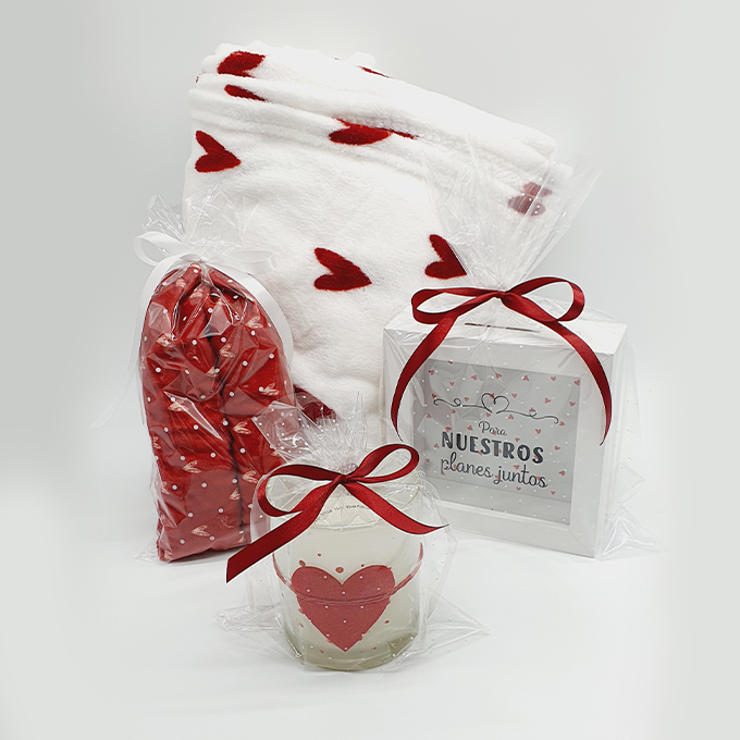 Pack regalo San Valentín corazón - Mericuquis